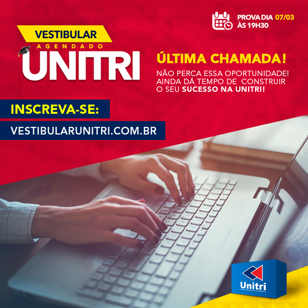 07/03: Vestibular Unitri - última chance - V9 TV Uberlândia