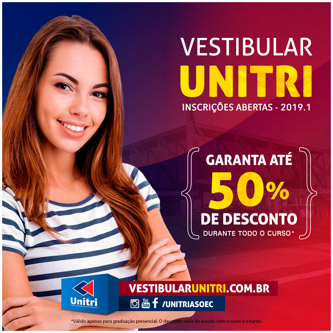 Vestibular Unitri 2019 - Última chance! - V9 TV Uberlândia
