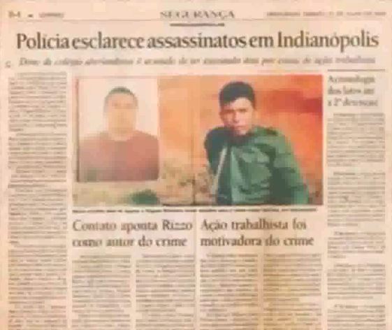 Caso Rizzo - Mais um acusado de duplo homicídio é julgado hoje, 09/08 ...